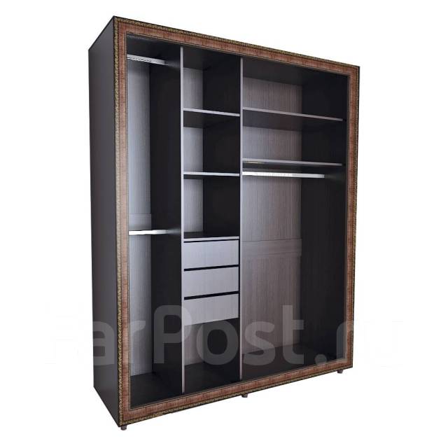 Калипсо №26 (Шкаф-купе 1800, ФУР. ) (венге) - Мебель во Владивостоке