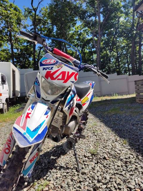 Kayo Pro YX160 KRZ, 2019, 160 куб. см. 4х тактный, с пробегом, исправен, 55 км, бензин, питбайк ...