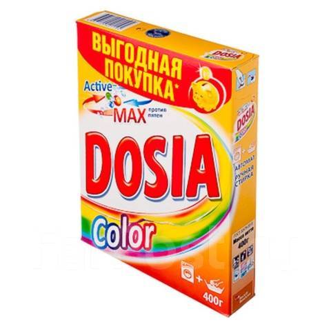 Dosia ( дося) Active max стиральный порошок Color 400 грамм - Бытовая ...