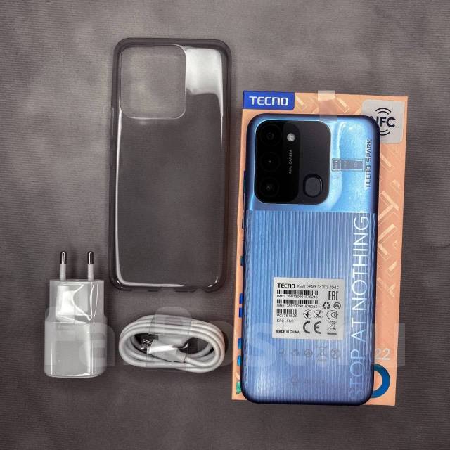Tecno Spark Go 2022 2ГБ+32ГБ Ice Silver! NFC! Ростест! +Наушники - Смартфоны и сотовые телефоны ...