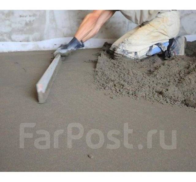 Полусухая стяжка пола, наливной пол и все виды стяжки - Монтаж полов и ...