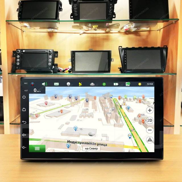 Автомагнитола универсальная Android-12. T3L (4 ядра) 2GB+32GB IPS/AHD ...