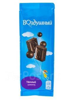 Шоколад Воздушный темный пористый, 85г, в наличии. Цена: 62₽ во ...
