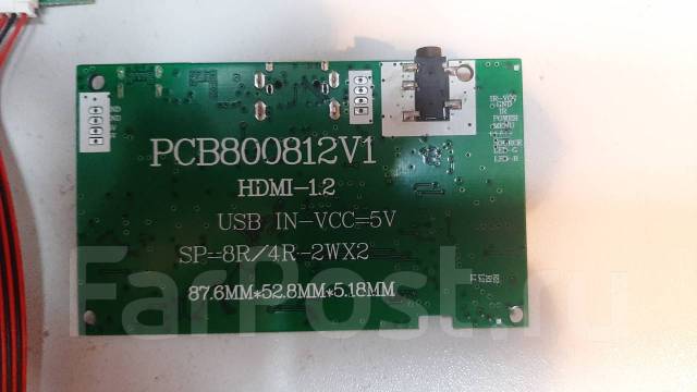 Плата скалера PCB800812V1, новый, в наличии. Цена: 900₽ во Владивостоке
