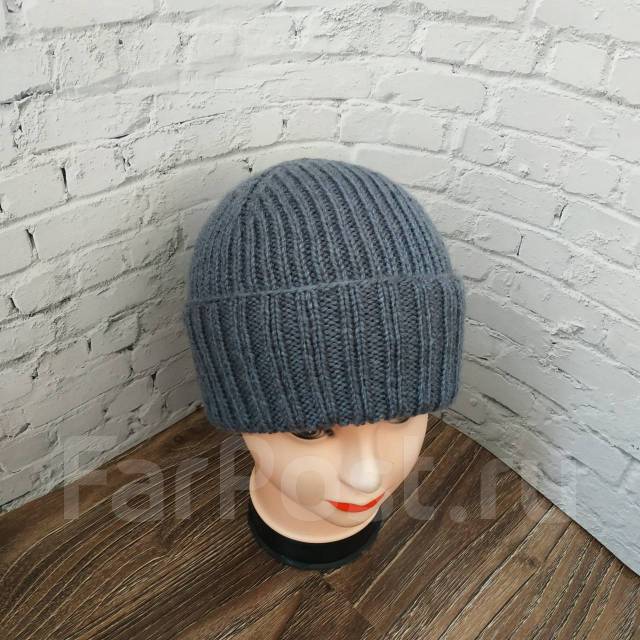 Шапка вязаная из шерсти меринос, ручная работа. р.53-62, 54, 55, 56, 57, 58, 55-59, 59, 60, 61 ...