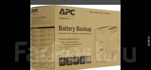 Источник бесперебойного питания АРС Back-UPS 650VA, новый, в наличии ...