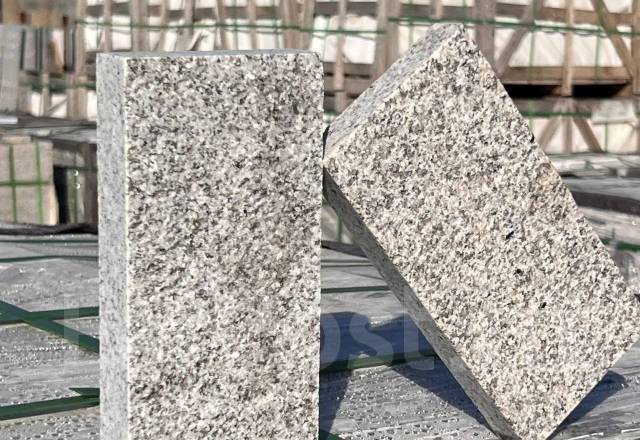 Гранит брусчатка плитка ступени бордюр, в наличии. Цена: 4 900₽ во ...