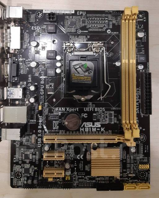 Материнская Плата Asus H81M-K (LGA1150), б/у, в наличии. Цена: 2 000 ...