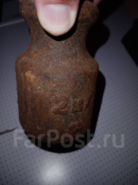 Гиря весовая 2 кг СССР для весов, б/у, в наличии. Цена: 300₽ во ...