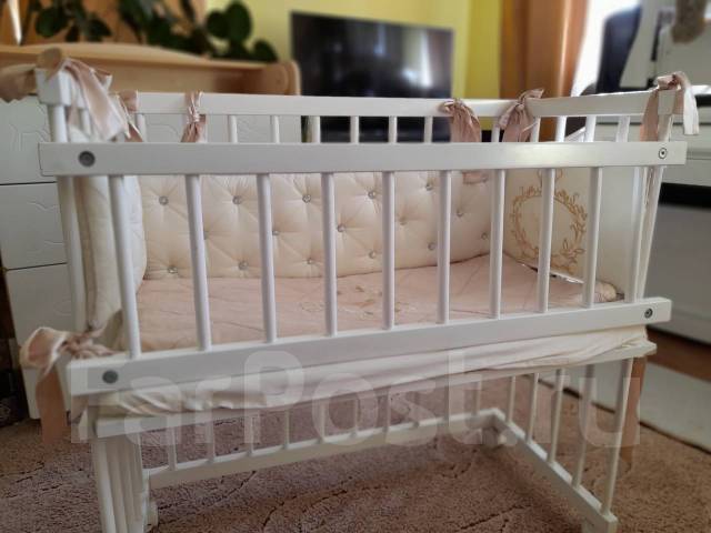 Детская приставная кроватка Comfort Baby, б/у, в наличии. Цена: 8 500 ...