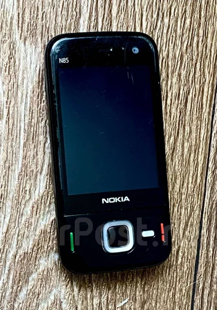 Nokia N85, слайдер, черный, б/у, в наличии. Цена: 5 000₽ во Владивостоке