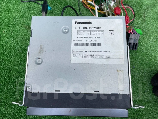 Магнитола Panasonic CN-HDS700TD, 2 DIN — 178x100 мм, б/у, в наличии ...