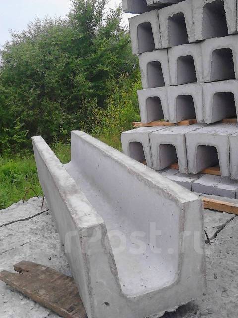 Лотки водоотводные тротуарные - Бетон, кирпич, ЖБИ в Хабаровске