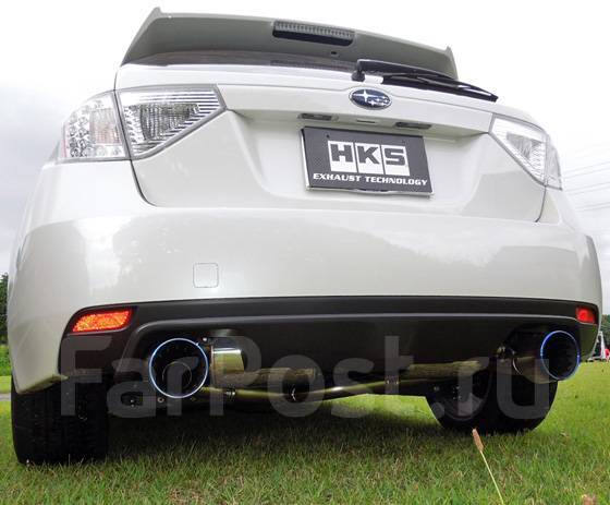 Глушитель HKS Super Turbo Muffler для Subaru Impreza WRX STI купить во Владивостоке по цене: 130 ...