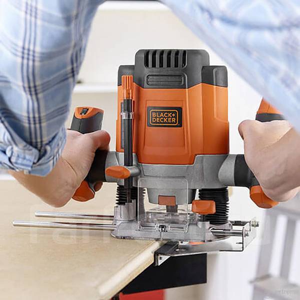 Фрезер Black+Decker KW1200EKA 1200 Вт глубина 55 мм - Инструменты и ...