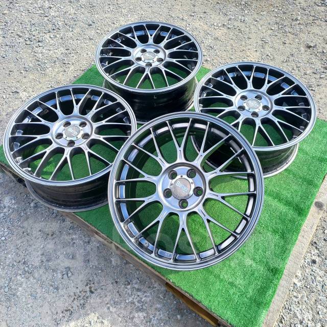 Тёмные Облегченные диски Enkei Bortex! Japan! R17, PCD 5-100 - Диски во ...