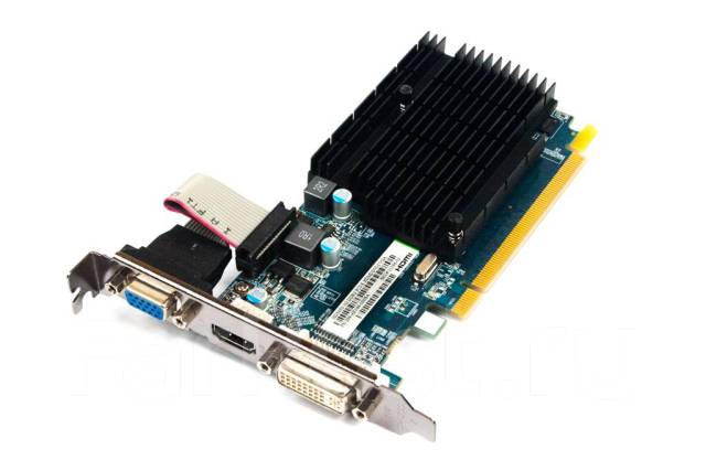 Видеокарта Sapphire ATI Radeon HD 5450 1GB GDDR3 (DVI-I, HDMI, VGA) - Видеокарты во Владивостоке