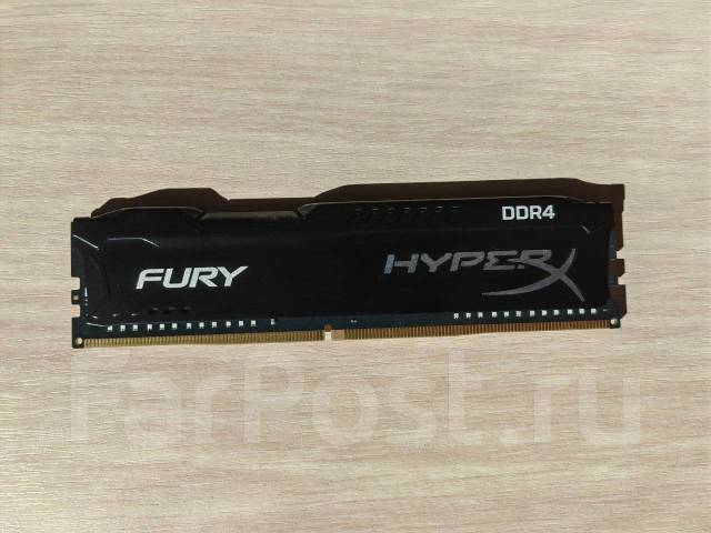 Оперативная память Ddr4 Kingston Hyperx Fury Black 2666 МГц