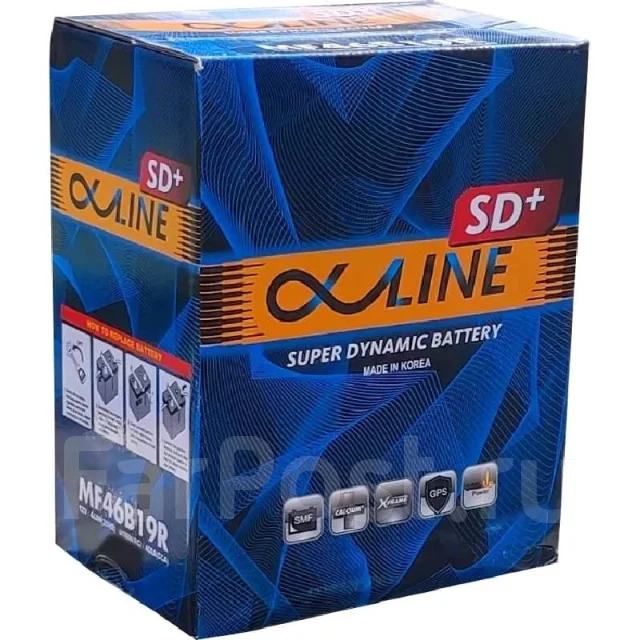 Аккумулятор Alphaline Super Dynamic 46B19R 44 А/ч. От 4350 руб! 2022 г ...