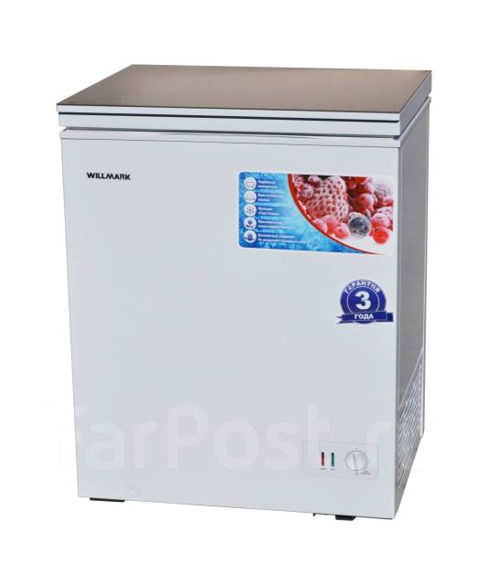 Морозильный ларь Willmark CF-120G (105л, до -24С, 1 корз. стекл. крышка, гар. 3года), новый, в ...