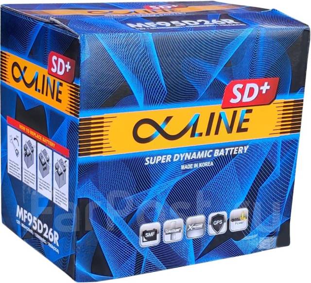 Аккумулятор Alphaline SD 95D26R 80 А/ч. От 5908 руб, сурьмянистый ...