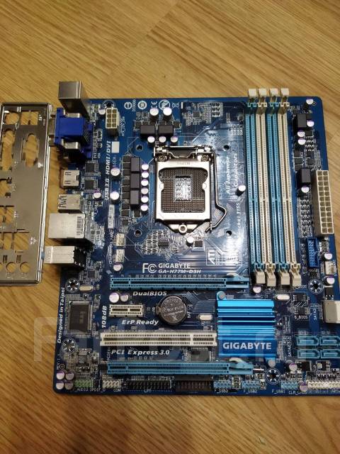 Материнская плата Gigabyte GA-H77M-D3H (LGA 1155) - Материнские платы ...