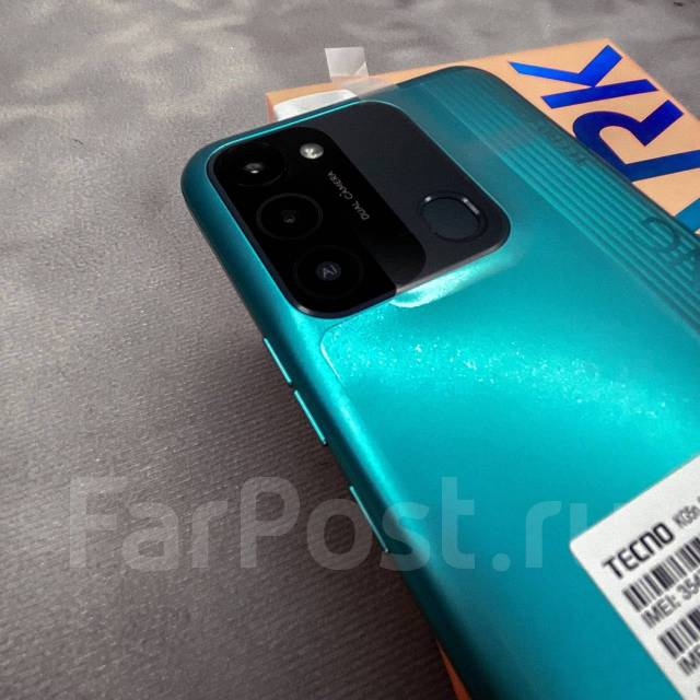 Tecno Spark 8C 4ГБ+64ГБ Turquoise Cyan! NFC! Ростест! +Наушники ...