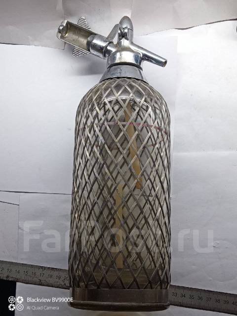 * Сифон для газировки воды Стекло В металлической оплетке 50-60 г Винт ...