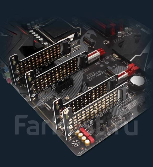 Адаптер NGFF для SSD M.2 (NVMe) в слот PCI-Express (поддерживает PCIe4 ...