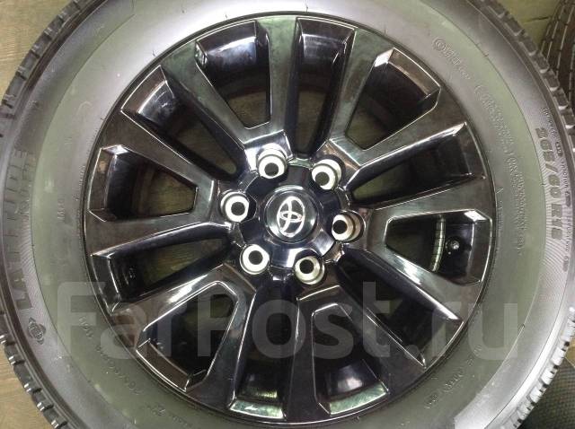 265/60R18 Triangle, диски оригинал Toyota LC Prado Black Onyx Japan ...