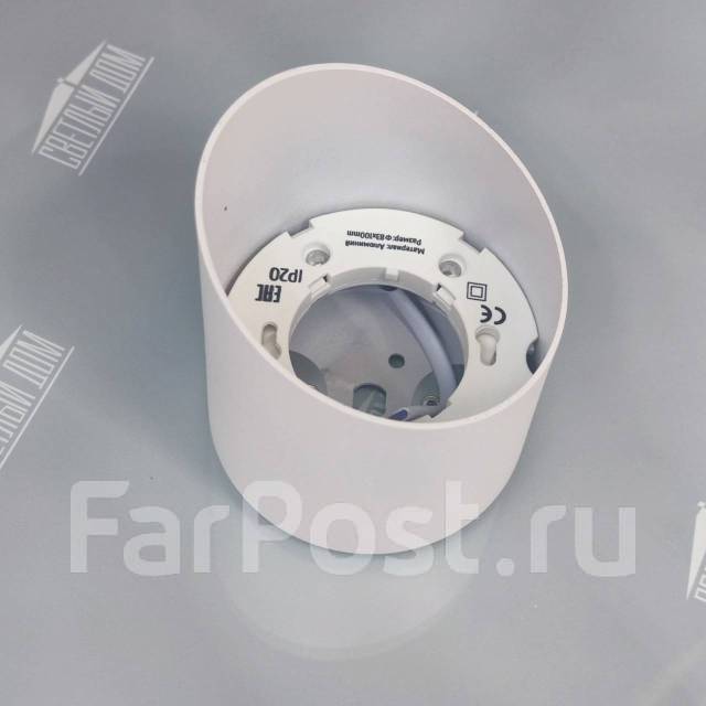 Светильник накладной под GX53 ART Flute белый - Свет и электрика в Находке
