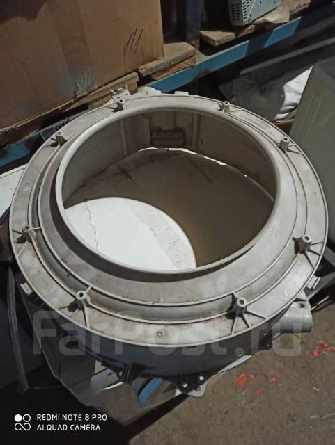 Половина бака стиральной машины lg 7kg, б/у, в наличии. Цена: 2 500₽ во ...
