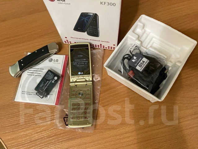 Телефон LG KF300 кнопочник - раскладушка - Смартфоны и сотовые телефоны ...