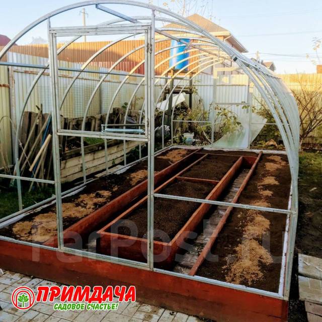Теплица Дачница Усиленная 3*6м с поликарбонатом 4мм, новый, в наличии ...