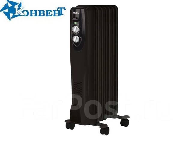 Масляный радиатор Ballu Classic BOH/CL-07BRN black (7 секций ...