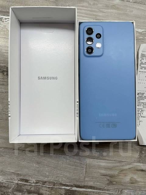 6.5" Смартфон Samsung Galaxy A52 128/4 ГБ синий SM-A525F/DS - Смартфоны ...