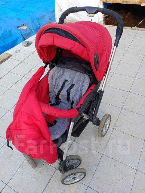Коляска-танк Liko Baby AU 258 красная во Владивостоке - Коляски и переноски