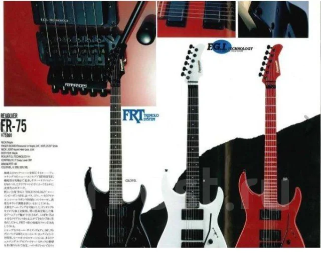 Продам электрогитару Fernandes FR-75 Japan, б/у, в наличии. Цена: 35 ...