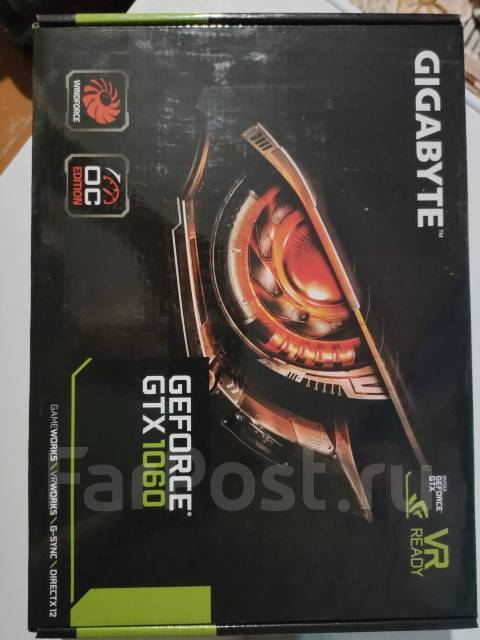 Видеокарта, Gigabyte geforce gtx 1060 3gb, б/у, в наличии. Цена: 8 000 ...
