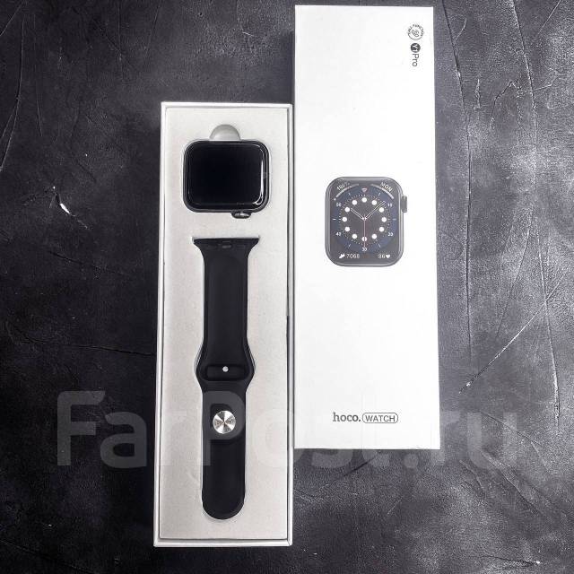 Смарт-часы Hoco Watch Y1 Pro (Call Version) Ростест! Чёрные, GPS, IP68 ...