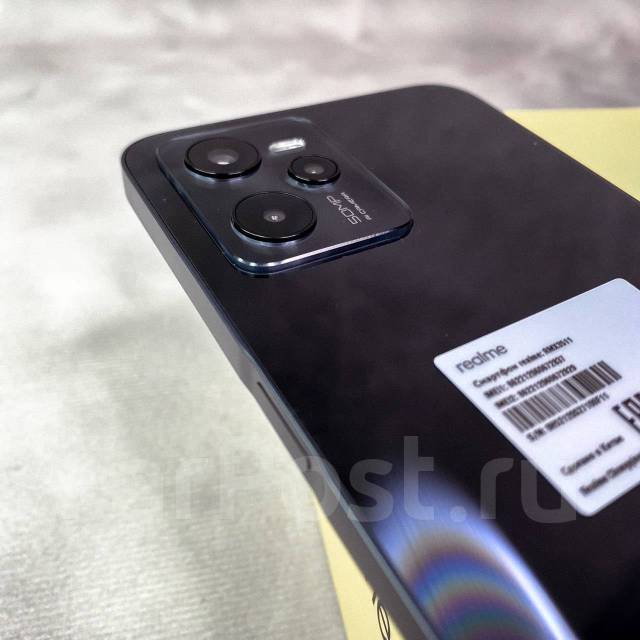 Realme C35 4ГБ+64ГБ Чёрный! Ростест! NFC! +BT Наушники, 64 гб, 6.60 ...