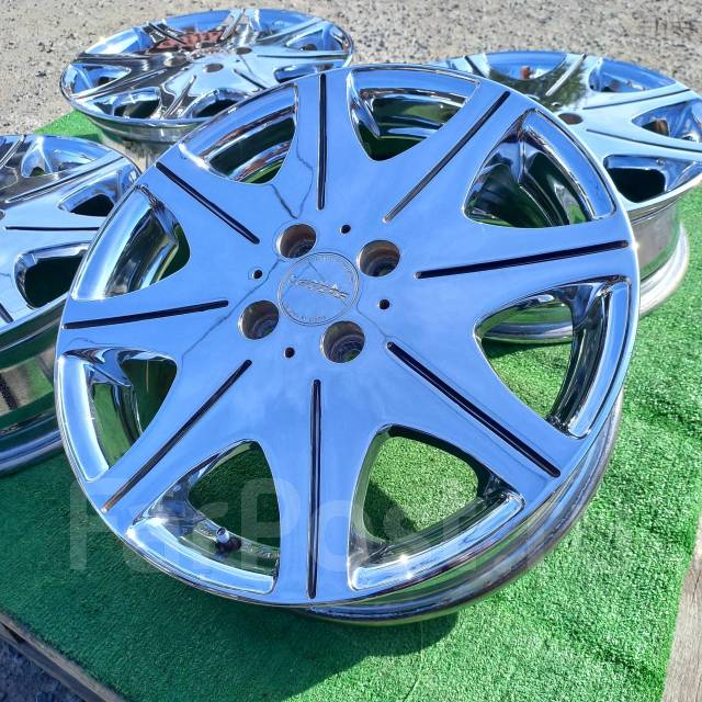 Диски литые Legzas! Хром! R16, PCD 4-100, 16", 1 шт, 4x100, 67,1 мм. 4 ...