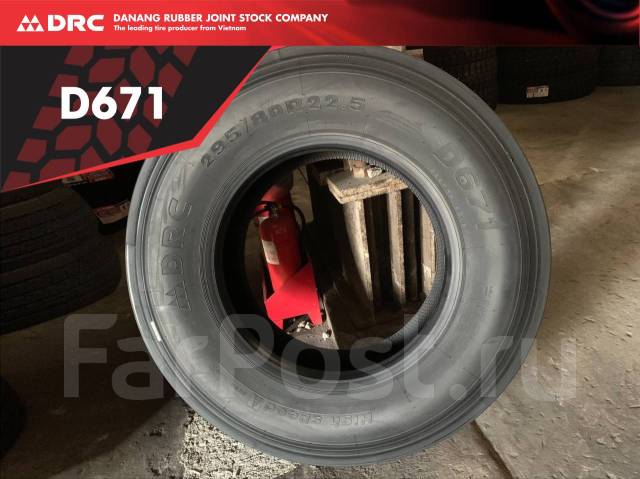 DRC D671, 295/80 R22.5 152/149M 18PR, 22.5", 30 шт, под заказ, 295 мм, 80 %, радиальный ...