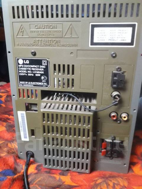 Музыкальный центр LG LX-M240, б/у, в наличии. Цена: 1 300₽ во Владивостоке