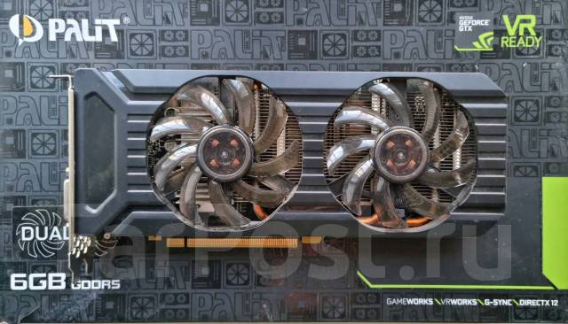 Видеокарта palit 1060 6 gb - Видеокарты в Находке