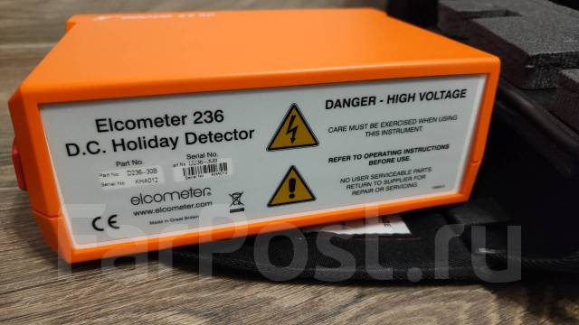 Электоискровой дефектоскоп Elcometer 236 - 30 кВ - Инструменты и ...