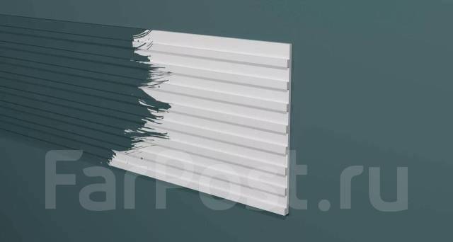 Панель стеновая DD911 3 Метра Decor-Dizayn из дюрополимера 3D Грани 240 ...