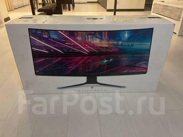 37.5" Монитор Alienware AW3821DW, 3840x1600, 144 Гц, IPS, ЖК (LCD, LED ...