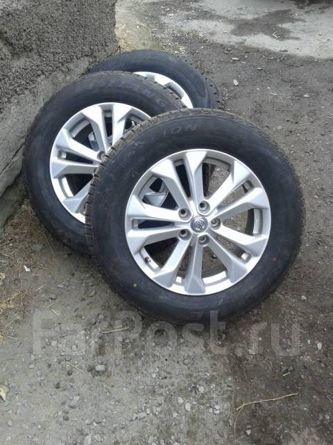 Комплект оригинальных колес на nissan x-trail t32 Triangle TR777 ...