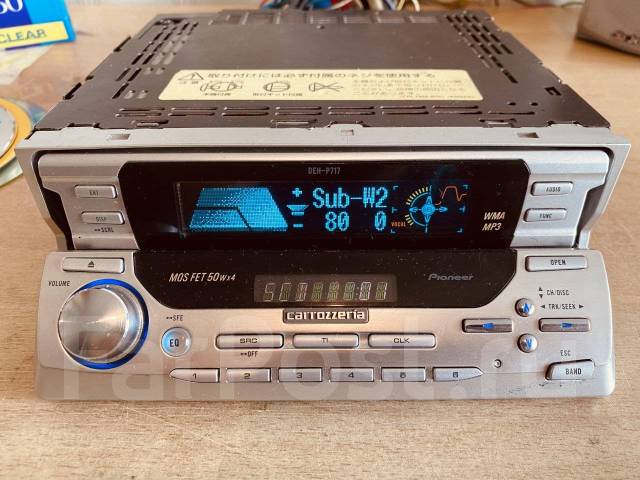 Процессорный Pioneer Carrozzeria DEH-P717, 1 DIN — 178x50 мм, б/у, в ...